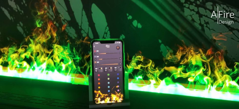 Connected fireplace, Smart fireplace | Internet of Things AFIRE