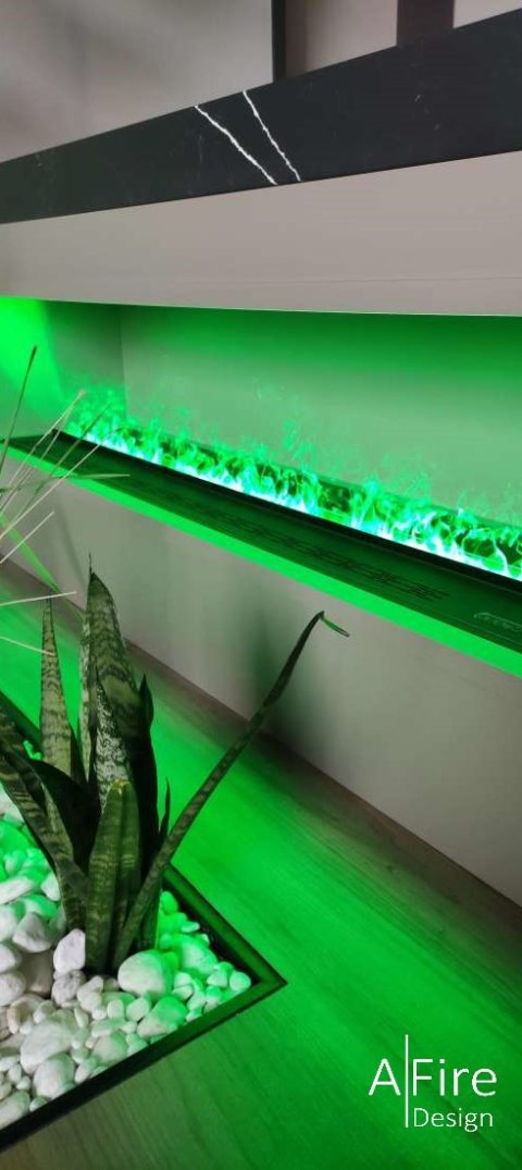 Cheminée vapeur d'eau écoresponsable moderne et design AFIRE