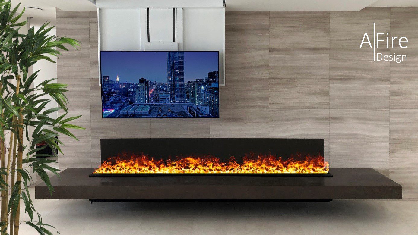 Water Vapor Fireplace | AFIRE™ 3D electric steam fireplace inserts