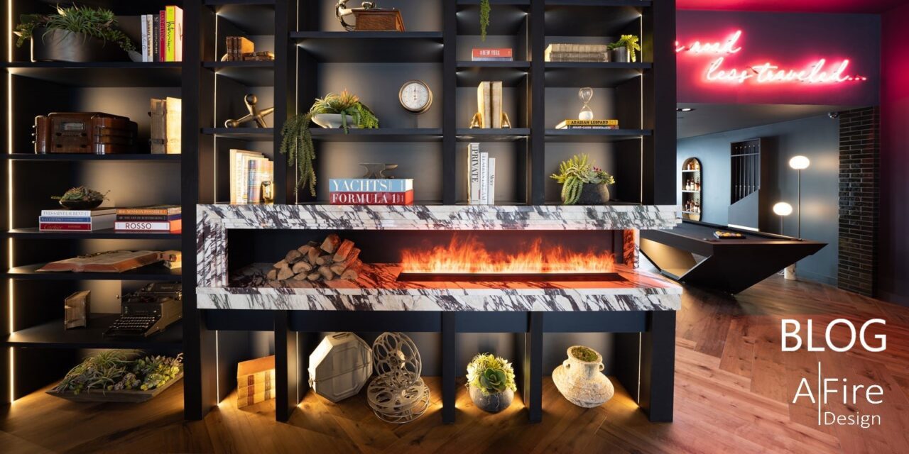 Water Vapor Fireplace | AFIRE™ 3D electric steam fireplace inserts