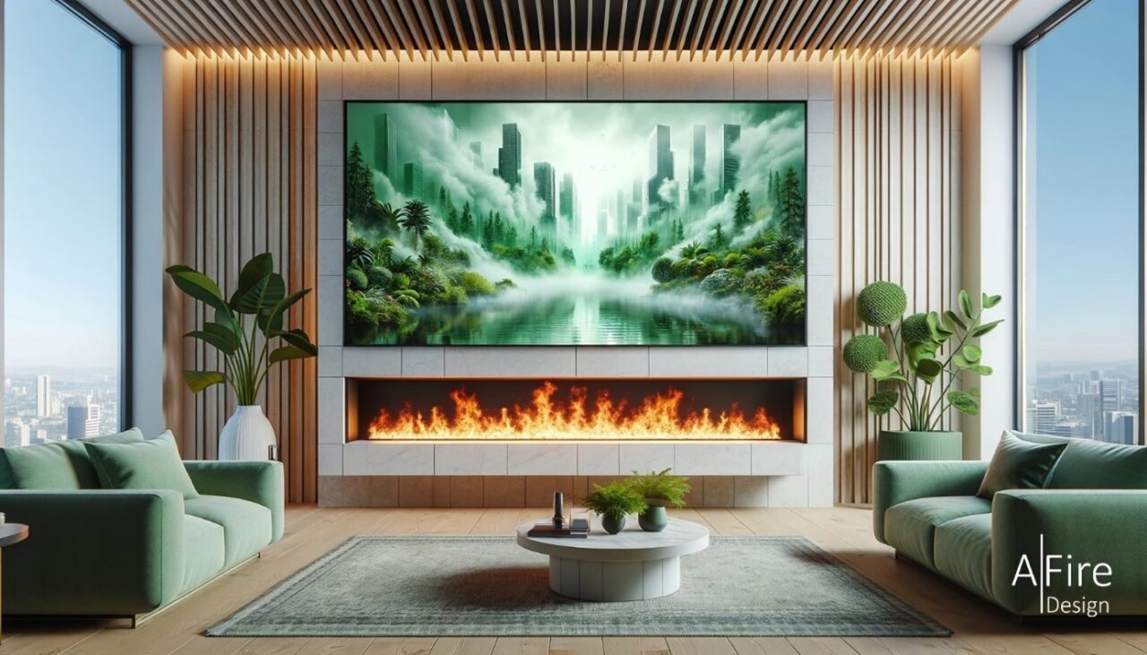 Water Vapor Fireplace: Decoration Ideas for Your Interior | AFIRE